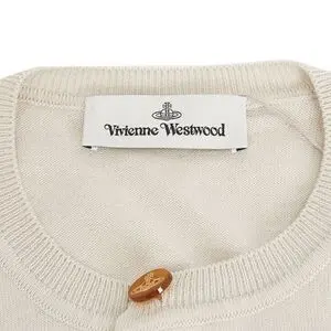 VIVIENNE WESTWOOD Orb Embroidered Knitted Cardigan
