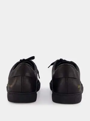 COMMON PROJECTS Leather Suede Sneakers - Black