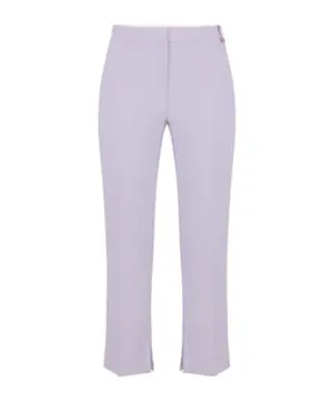 Elisabetta Franchi Slim Crop Tailored Trousers With Logo Detail