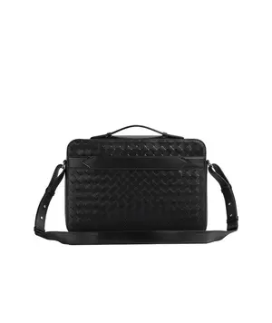 Bottega Veneta Getaway Slim Briefcase - Black
