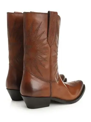 GOLDEN GOOSE Wish Star Embroidered Boots