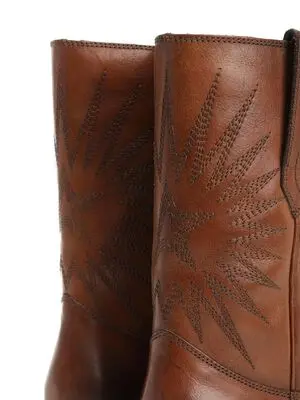 GOLDEN GOOSE Wish Star Embroidered Boots
