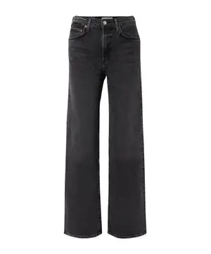 AGOLDE Agolde Harper Mid-Rise Wide-Leg Jeans