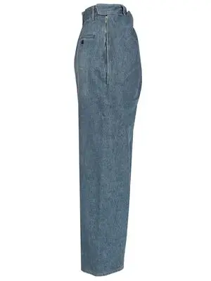 Loewe Draped Jeans In Denim