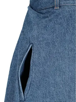 Loewe Draped Jeans In Denim