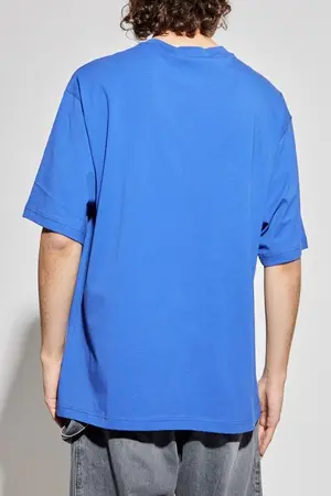 Versace Logo Printed Crewneck T-shirt