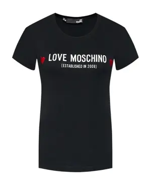 Moschino Round Neck Logo T-shirt
