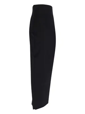 Rick Owens High-waist Midi Skirt With Back Slit