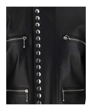 Celine Racer Blouson Jacket In Soft Lambskin