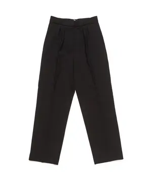 Max Mara High-waisted Straight-leg Pleated Trousers