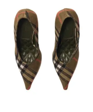 Burberry Check High Pumps