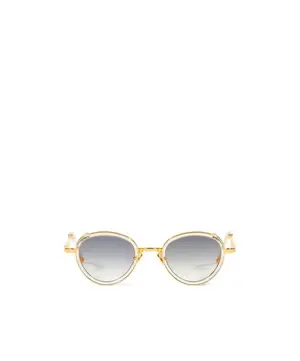JOHN DALIA Full Rim Oval Sunglasses - Gray