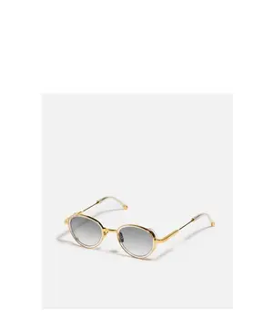 JOHN DALIA Full Rim Oval Sunglasses - Gray