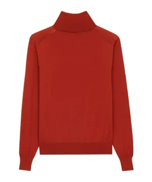 Saint Laurent Turtleneck Long-sleeved Jumper - Brique