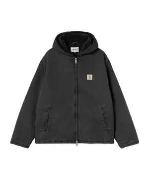 Carhartt Work In Progress Hooded Zip Jacket - Black