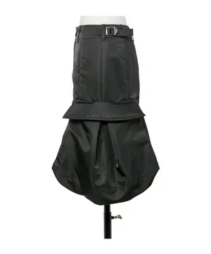 Sacai Cargo-pocket Straight Skirt