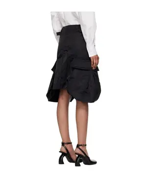 Sacai Cargo-pocket Straight Skirt
