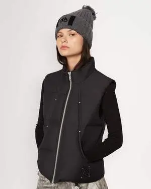 Moose Knuckles Down Vest With Standing Neck