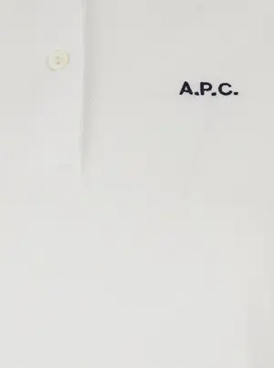 A.p.c. Classic Collar Polo Shirt - White