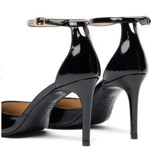 STUART WEITZMAN Power Strap 85 Stiletto Heels - Black