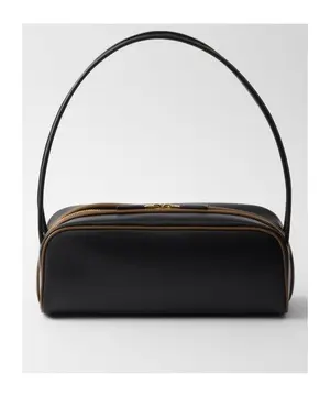 Prada Logo Print Shoulder Bag