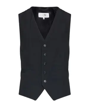 MAISON MARGIELA Wool Blend V-neck Waistcoat