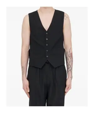 MAISON MARGIELA Wool Blend V-neck Waistcoat
