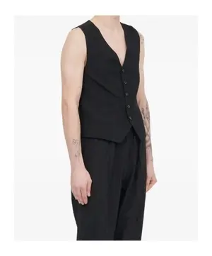 MAISON MARGIELA Wool Blend V-neck Waistcoat