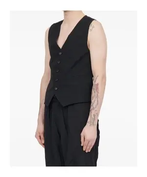 MAISON MARGIELA Wool Blend V-neck Waistcoat