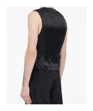 MAISON MARGIELA Wool Blend V-neck Waistcoat