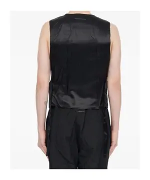 MAISON MARGIELA Wool Blend V-neck Waistcoat
