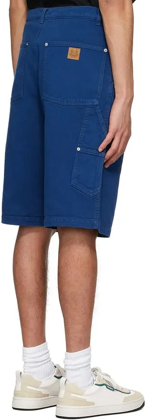 Kenzo Logo Patch Denim Bermuda Shorts