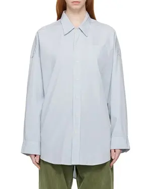R13 Pinstripe Cotton Shirt
