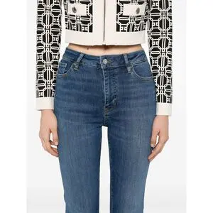FRAME Le Crop Mini Boot Jeans - Blue