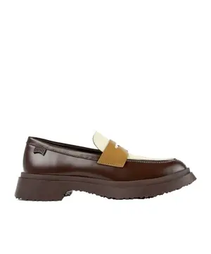 Camper Round Head Loafers - Brown