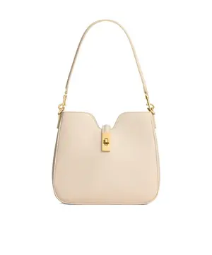 Celine Small Camille 16 Soft Bag In Smooth Calfskin - Cream
