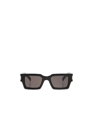 Saint Laurent Rectangular Frame Sunglasses - Gray