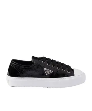 Prada Patent Leather Lace-up Sneakers