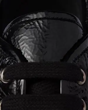 Prada Patent Leather Lace-up Sneakers
