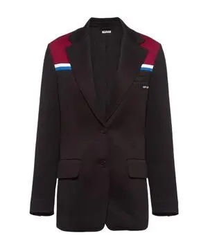 Miu Miu Color-blocked Single-breasted Blazer - No