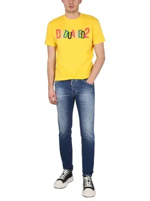 Dsquared2 Logo Printed Crewneck T-shirt