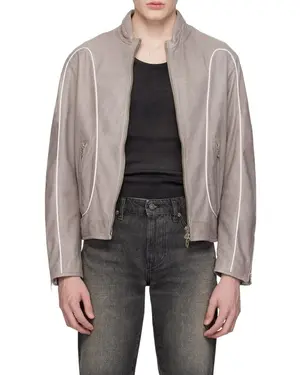 DIESEL® Leather Biker Jacket