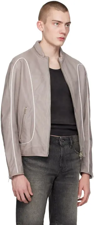 DIESEL® Leather Biker Jacket
