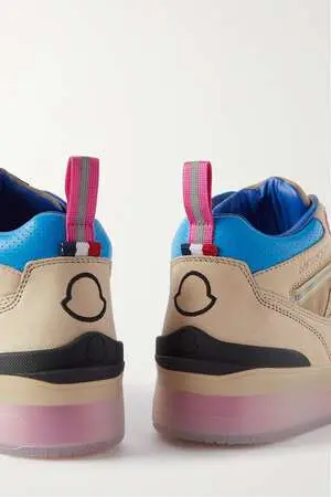 Moncler Pivot Mid-top Sneakers - Nude
