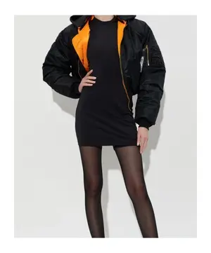 Vetements Sleeveless Fitted Dress With Built-in Shorts