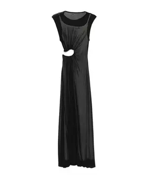 Christopher Esber Cut-out Draped Maxi Dress - Black