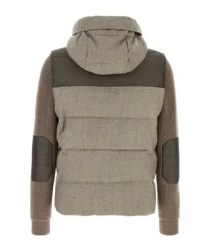 MOORER Benso Hooded Down Jacket - Gray