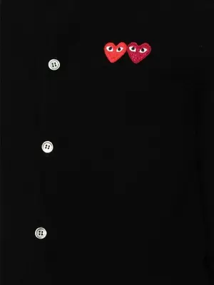 Play Comme Des Garcon Cardigan With Heart Applique