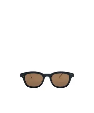 Thom Browne Rectangle Frame Sunglasses - Brown