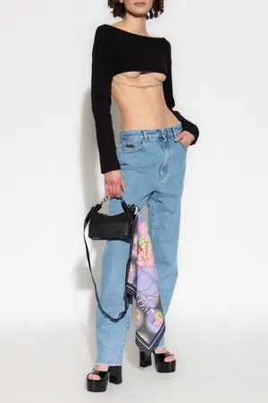Gcds High-waist Straight-leg Jeans